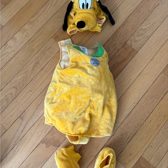 Disney | Costumes | Disney Pluto Costume For Kids Yellow And Black ...